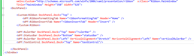 Creating a WPF Ribbon Application