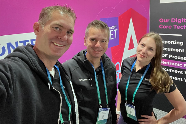 See Text Control at DEVintersection in Orlando