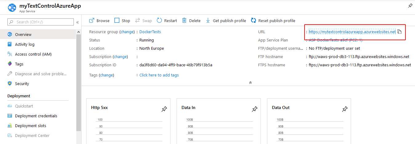 Deploying Tx Text Control To Azure App Service