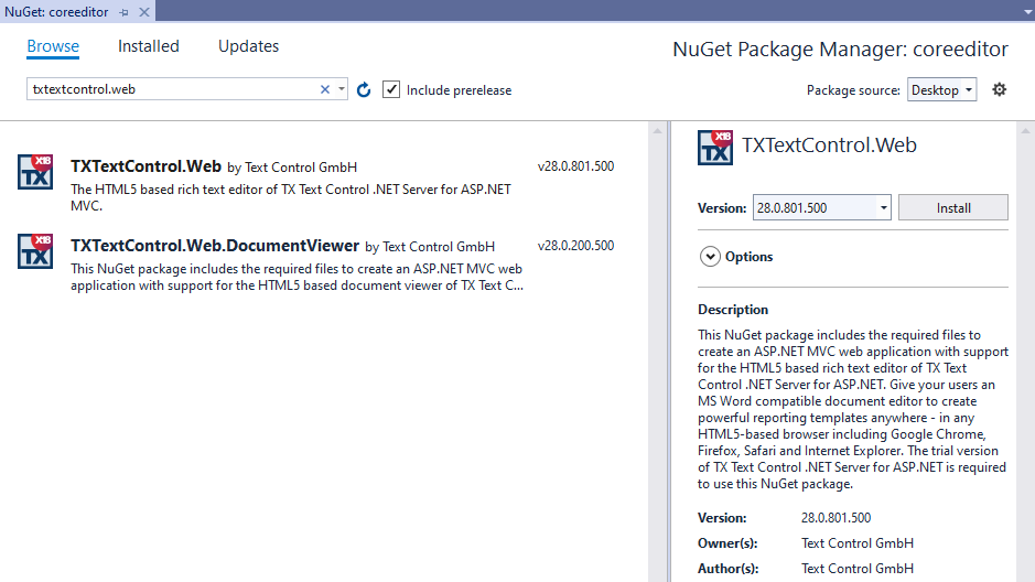 Creating An Asp Core Web Application Using