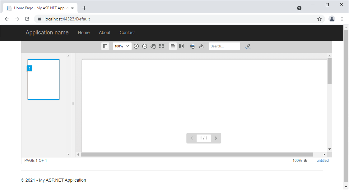 Using The Mvc Documentviewer In Aspnet Web Forms
