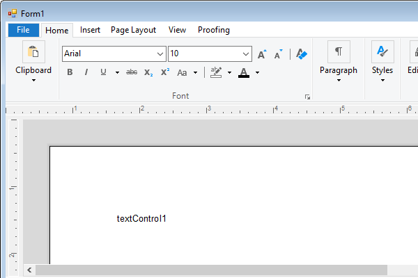 Creating A Windows Forms Ribbon Application