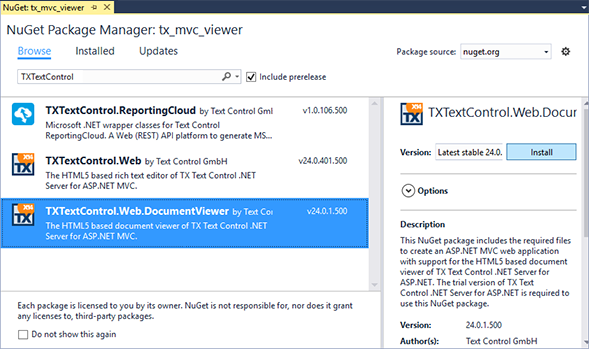 Creating An Aspnet Mvc Documentviewer Application With Razor