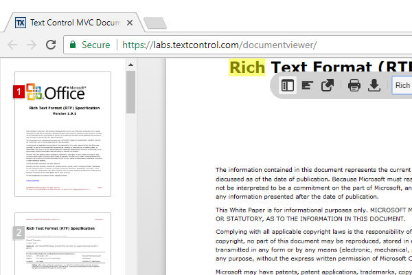 Creating An Aspnet Mvc Documentviewer Application With Razor