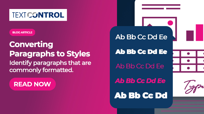 Converting Paragraphs to Styles by Comparing Formatting Attributes Converting Paragraphs to Styles by Comparing Formatting Attributes