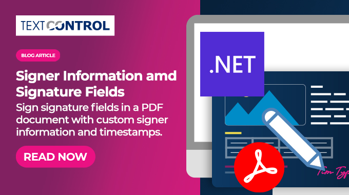 How to Sign Signature Fields with Custom Signer Information and Time ... How to Sign Signature Fields with Custom Signer Information and Time ...